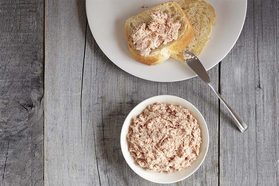 Paté de jamón picante - Receta con batidora Vitamix