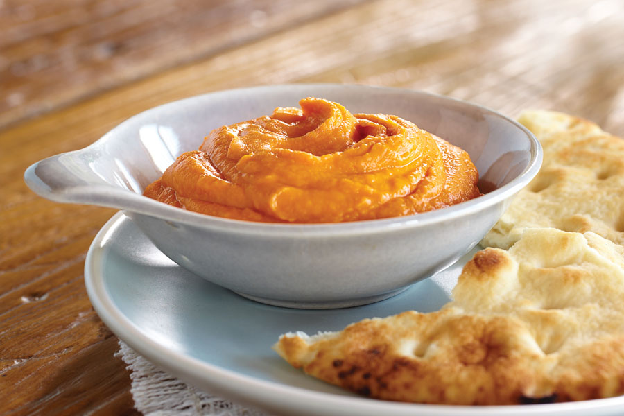 Húmus de pimento vermelho assado - RECEITAS VITAMIX